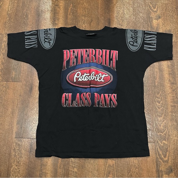Spectrum | Shirts | Vtg 9s Made In Usa Peterbilt Trucks Class Pays ...